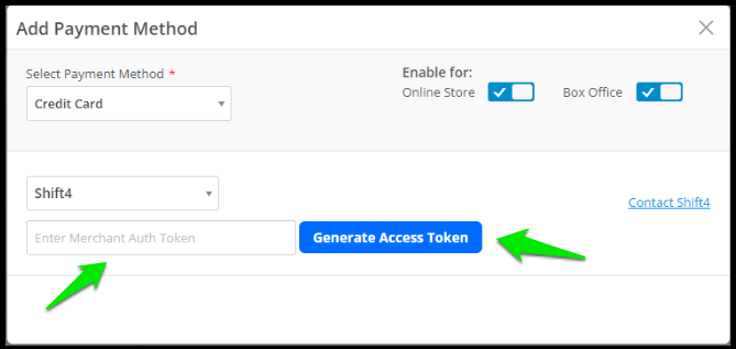 How to add Shift4 as the payment gateway for selling event tickets online with Yapsody ...