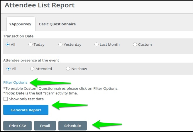 How do I find my Attendee Information? - YAppSurvey – Yapsody Support
