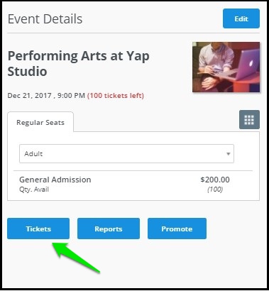 How to book GA Hold tickets using Box Office Interface ? – Yapsody Support