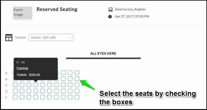 How to Book Tickets for Reserved Seating Events (Classic View ...