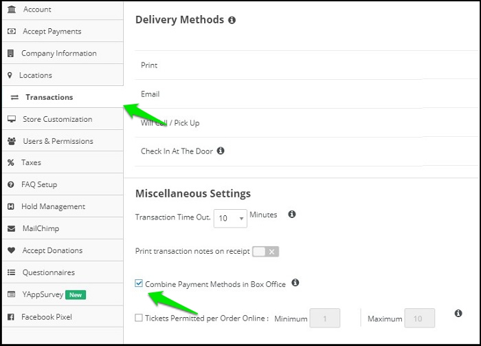 How to set up Payment Methods ? – Yapsody Support