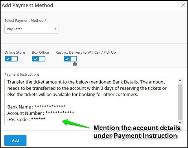 How to set up Bank Transfer using Pay Later method ? – Yapsody Support