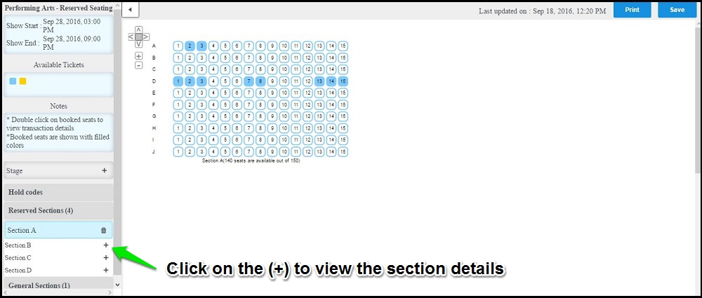 How to view Seating Map for an event ? - Old Reserved Seating – Yapsody ...