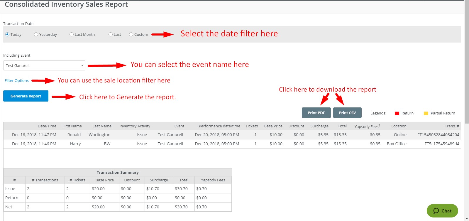 How to check the Consolidated Inventory Sales Report? – Yapsody Support