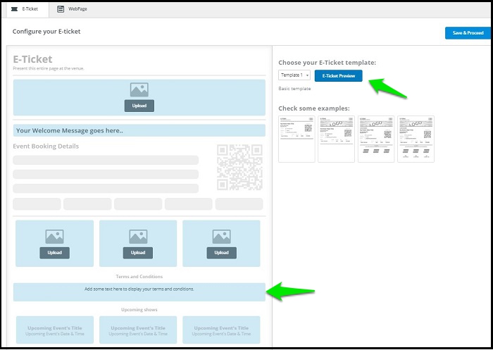 How to add 'Terms & Conditions' & view the E-Ticket preview? – Yapsody Support