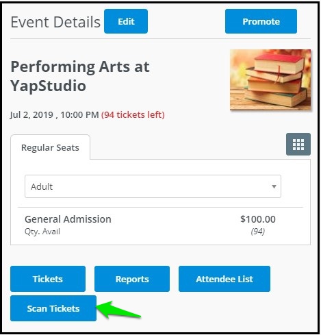 How to manually scan the tickets? – Yapsody Support