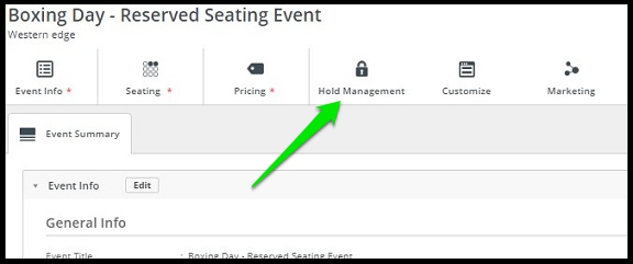 How to Reduce, Remove or Unhold seats for Old Reserved Seating Events ...
