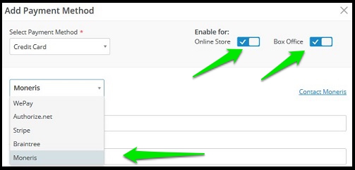 How to add Moneris as the payment gateway for selling event tickets ...